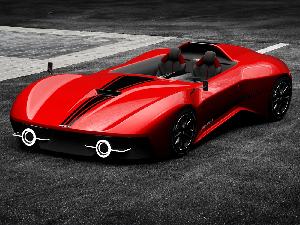 For His Latest Abarth 060 Sportscar The Designer Has Gone A Step Ahead ...