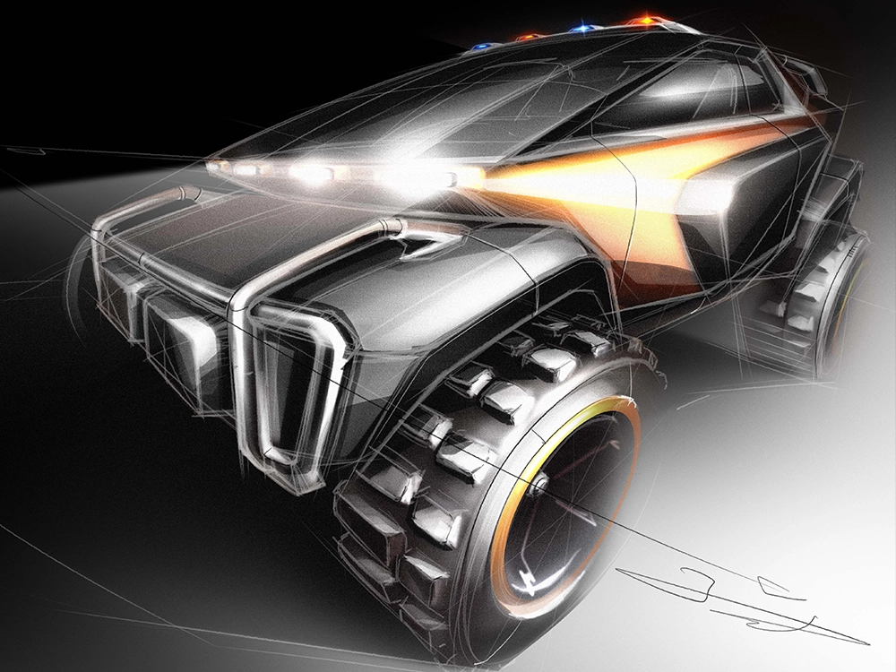 Art Center College Of Design Student Designed A New Police Car Design ...