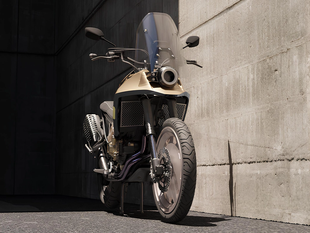 What If The Land Rover Defender was Actually A Motorcycle?