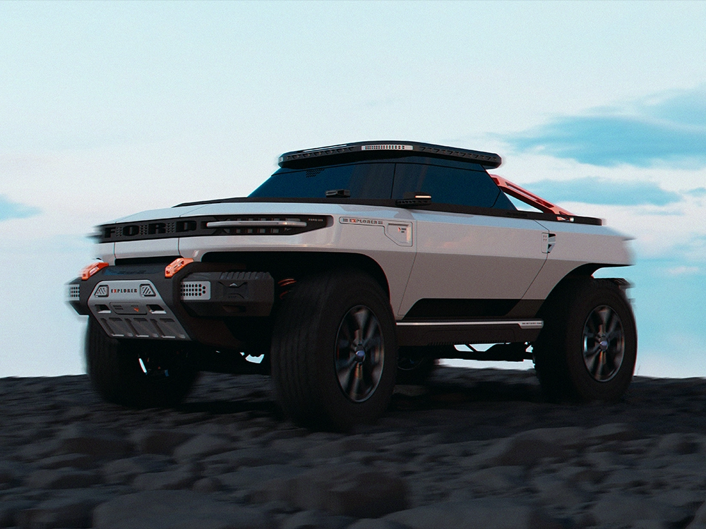 This Ford Explorer Pickup Project Represents An Exciting Vision Of A ...