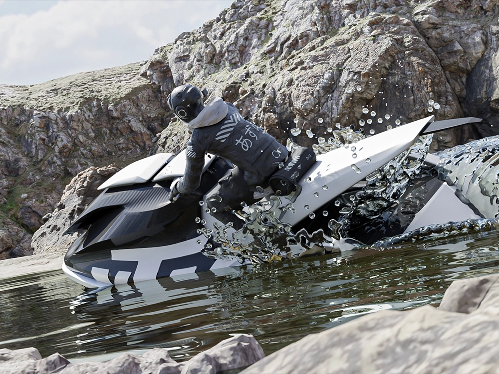 This Jet Ski Concept By A CCS Student Perfectly Balances The ...