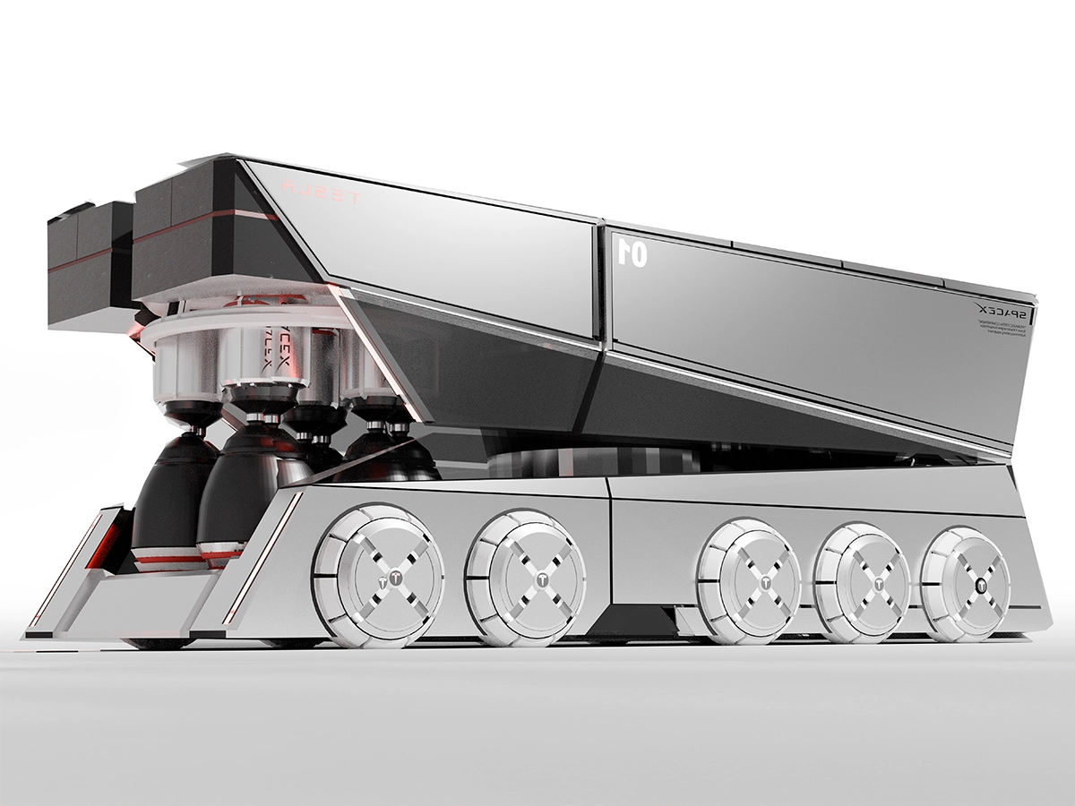 This Tesla Semitruck Concept Can Be A Gamechanger In Interstellar Travel