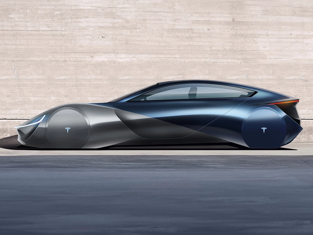 Tesla Sportscar Concept - A sleek and minimalist design for 2030